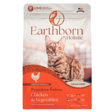 Earthborn Cat Dry GF Primitive Feline 4# - Southeast Pet Online Ordering