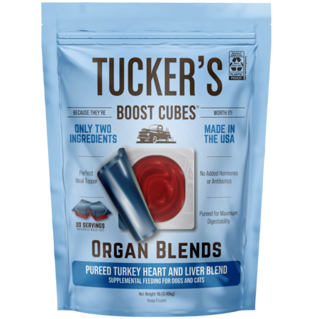 Tucker's Dog Treat Frozen Boost Cubes Turkey Heart & Liver 1 ...