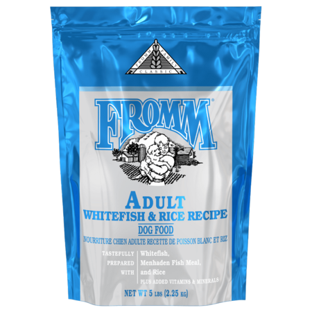 Fromm Dog Dry Classic Adult Whitefish & Rice 5# - Southeast Pet Online ...