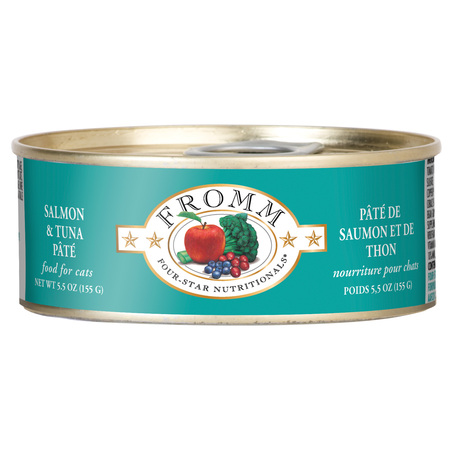 Fromm Cat Can GF 4 Star Pate' Salmon & Tuna 5.5 oz 12/Case - Southeast ...