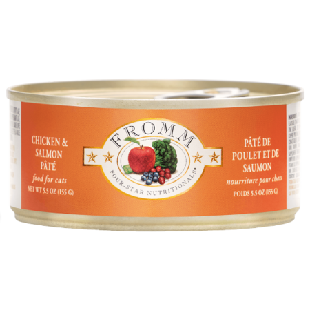 Fromm Cat Can 4 Star Pate' Chicken & Salmon 3 oz 12/Case - Southeast ...