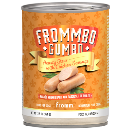 Fromm Dog Can Frommbo Gumbo Stew Chicken Sausage 12.5 oz 12/Case ...