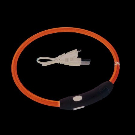 Coastal Dog Collar USB Light-Up Neck Ring Blue 16" - Southeast Pet ...