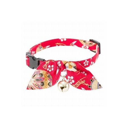Necoichi Cat Collar Kimono Ribbon Red - Southeast Pet Online Ordering