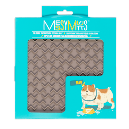 Messy Mutts Dog Toy Licking Mat Grey Medium 8X8 - Southeast Pet Online ...