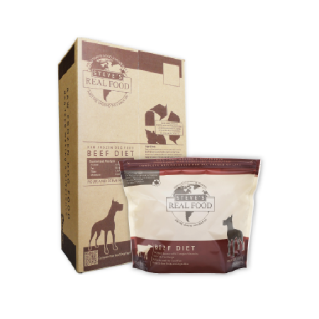 Steve's Dog & Cat Frozen Beef Nuggets 9.75# - Southeast Pet Online Ordering