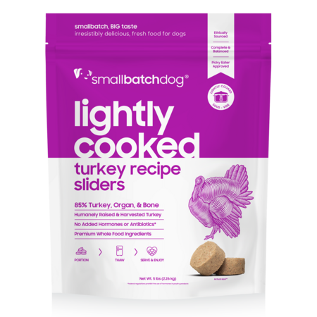 Smallbatch Dog Frozen Lightly Cooked Turkey 5# - Southeast Pet Online ...