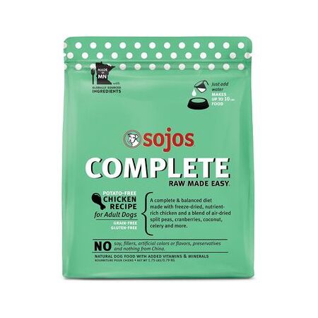 Sojos Dog Food Adult Complete Chicken Potato-Free 1.75# - Southeast Pet ...