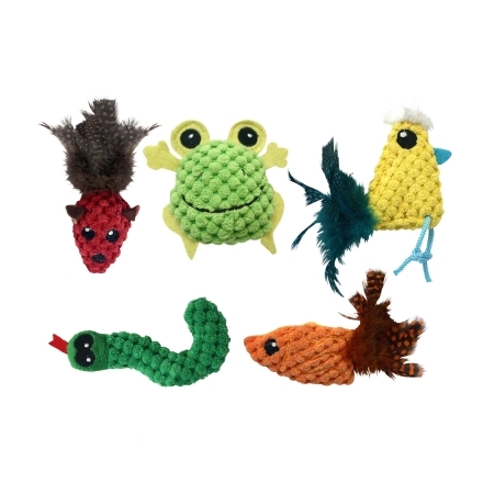 Multipet Cat Toy Knobby Knits Asst - Southeast Pet Online Ordering