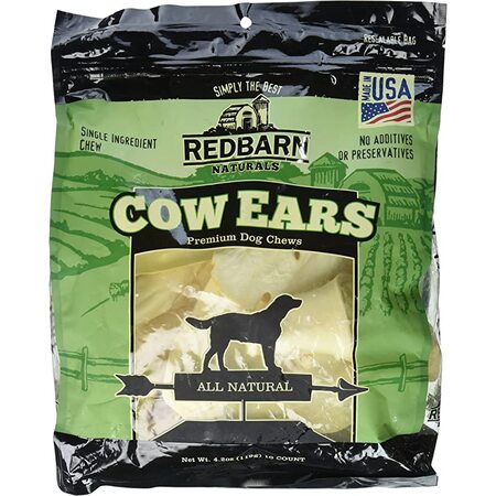 Redbarn Dog Treat Cow Ears Bulk 100/Case - Southeast Pet Online Ordering