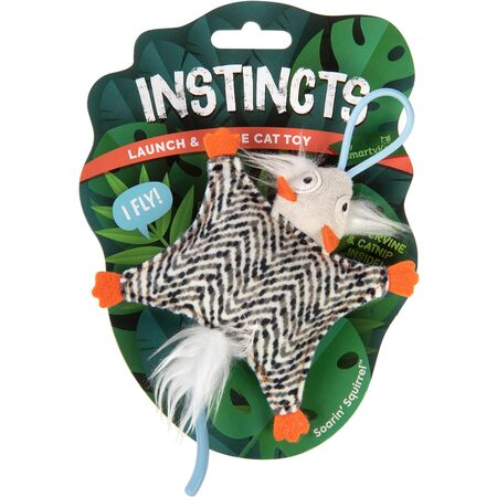 Petwise Cat Toy Instincts Soarin' Squirrel - Southeast Pet Online Ordering