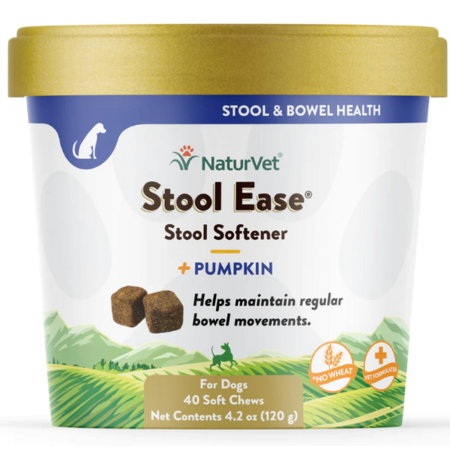 NaturVet Dog Supplement Stool Ease Soft Chew 40 ct - Southeast Pet ...