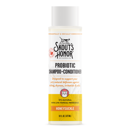 Skout's Honor Cat Grooming Shampoo +Conditioner Hucksuckle 16 oz ...