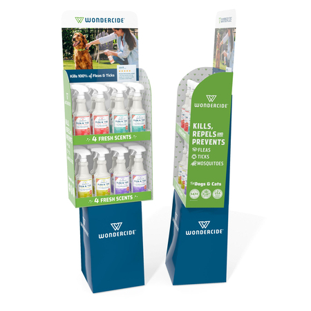 Wondercide DISPLAY Flea & Tick Floor 16 pc - Southeast Pet Online Ordering