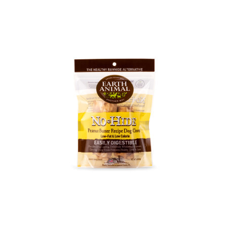 Earth Animal Dog Treat No Hide Rolls Peanut Butter Small 2 Pack ...