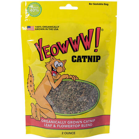 Yeowww Cat Toy Catnip Loose Leaf & Flower Pouch 2 oz - Southeast Pet ...