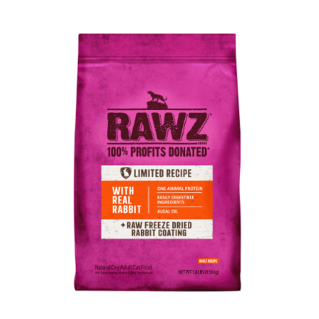 Rawz Cat Dry GF LID Rabbit 7.8# - Southeast Pet Online Ordering