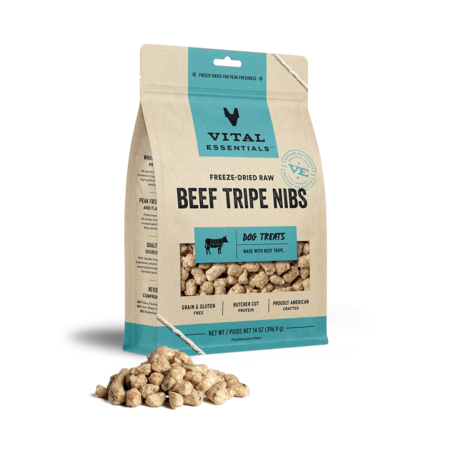 Vital Essentials Dog Food FD Nibblets Beef & Tripe 14 oz - Southeast ...