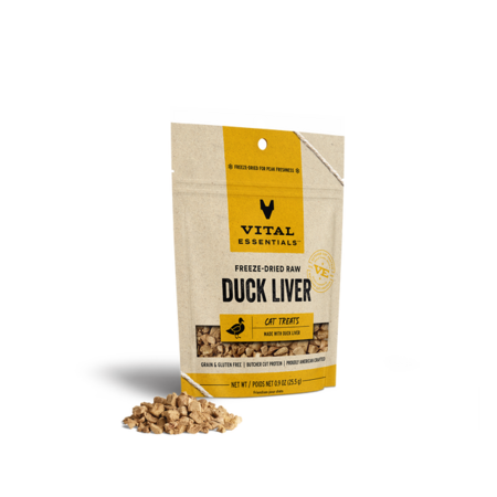Vital Essentials Cat Treat FD Duck Liver .9 oz - Southeast Pet Online ...