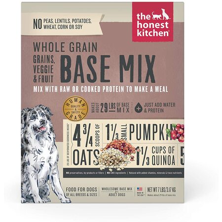 Honest Kitchen Dog Dry Dehydrated Base Mix Whole Grain Fruit & Veg 7 ...