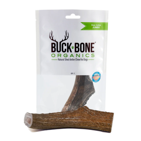 Buck Bone Dog Treat Antler Bulk 5# Deer 9-11" Whole - Southeast Pet ...
