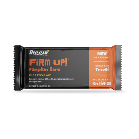 Diggin' Your Dog Supplement Firm Up! Pumpkin Bars Digestive Aid 24 ...