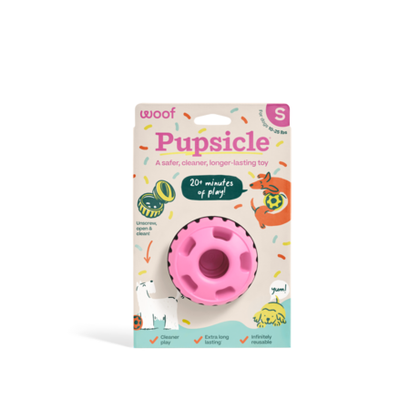Woof Dog Toy Pupsicle Birthday Pink Small - Southeast Pet Online Ordering