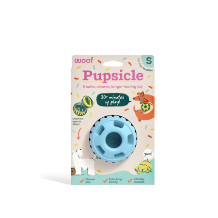 Woof Dog Toy Pupsicle Birthday Blue Small - Southeast Pet Online Ordering