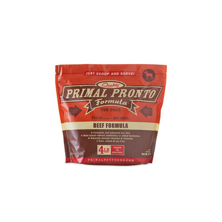 Primal Dog Frozen Pronto Beef 4# - Southeast Pet Online Ordering