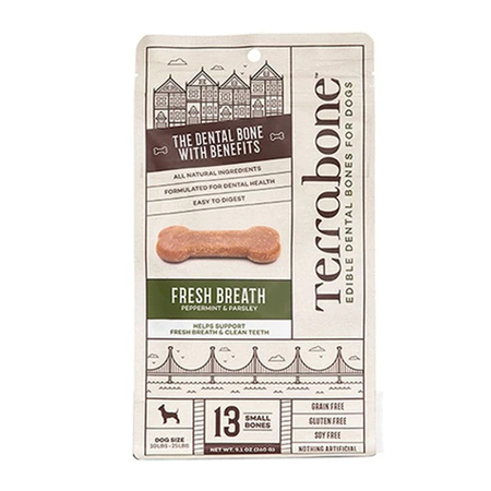 Presidio Dog Treat Terrabone Fresh Breath Small Bone 13 ct - Southeast ...