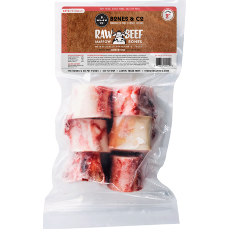 Bones & Co Dog Topper Frozen Bones Beef 2" 6 Pack Bag - Southeast Pet ...