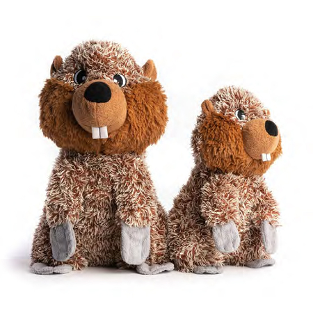 Fab Dog Toy Fluffy Plush Beaver Large - Southeast Pet Online Ordering
